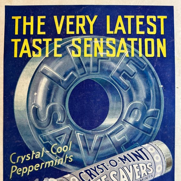 Life Savers | Art | 932 Life Savers Print Ad Ephemera Crystomint ...